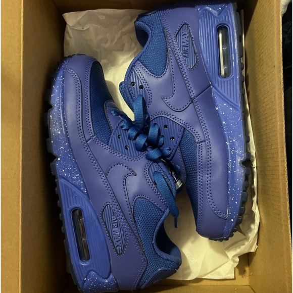 Nike | Shoes | Custom Made All Blue Air Maxs | Poshmark